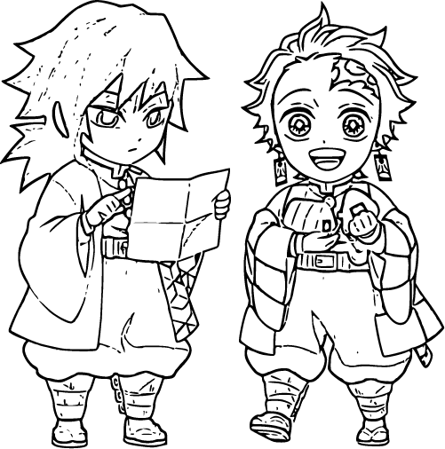 Tanjiro Kamado Coloring Pages | 100% Free, Printable & Fun