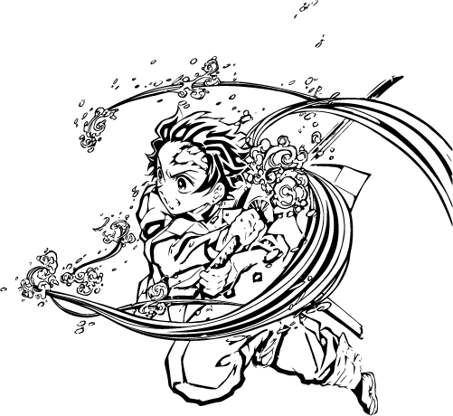Tanjiro Kamado Coloring Pages | 100% Free, Printable & Fun