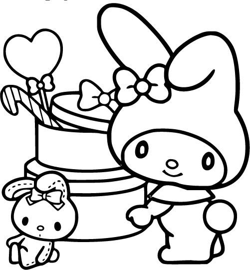 My Melody Coloring Pages | 100% Free, Printable & Fun