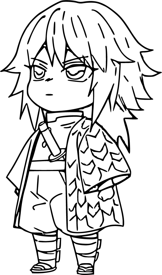 Giyu Tomioka Coloring Pages | 100% Free, Printable & Fun