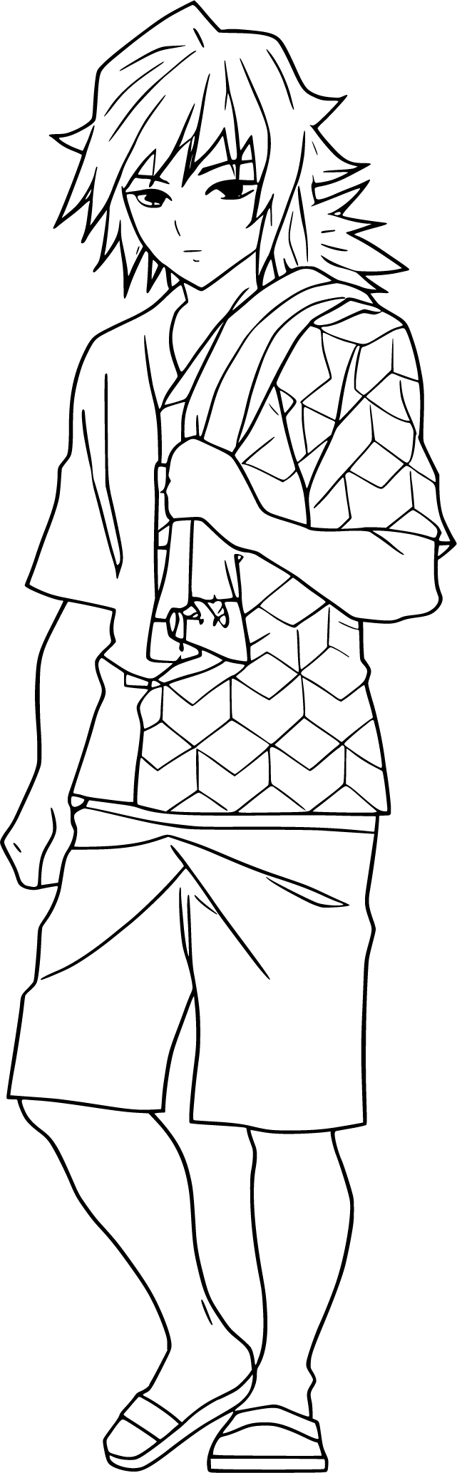 Giyu Tomioka Coloring Pages | 100% Free, Printable & Fun