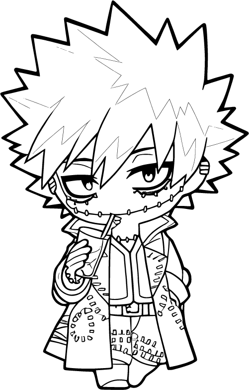 (MHA) - Dabi Coloring Pages | 100% Free, Printable & Fun