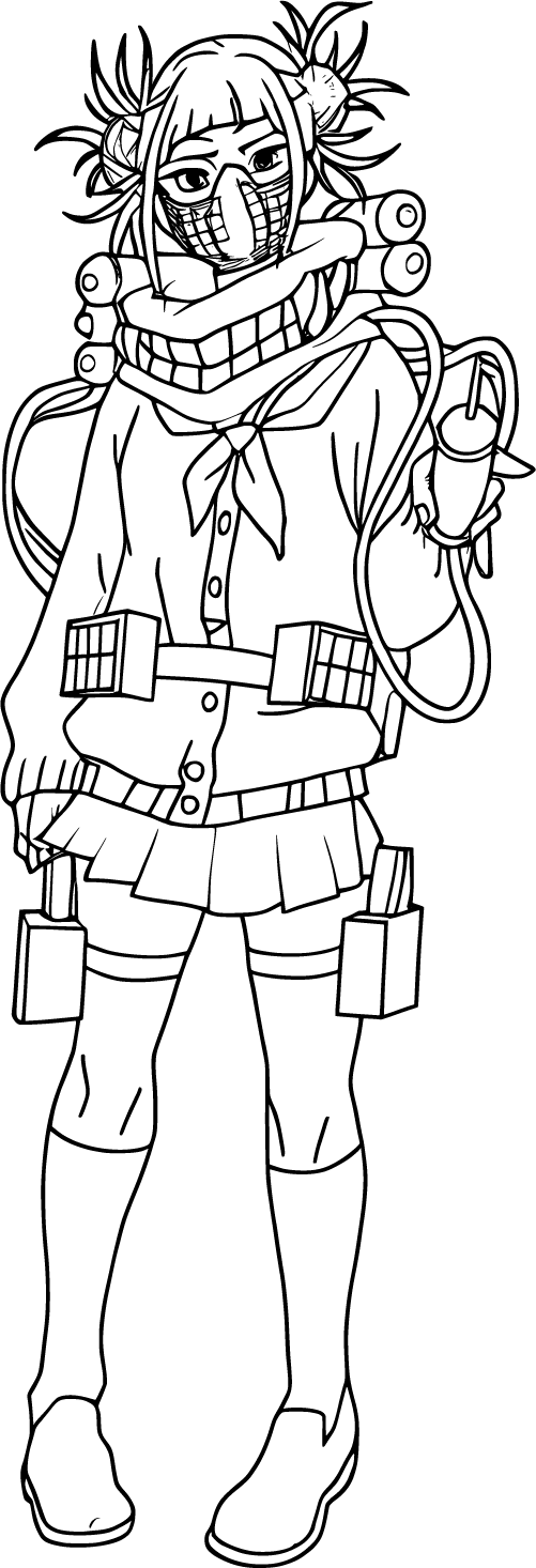 MHA - Himiko Toga Coloring Pages | 100% Free, Printable & Fun