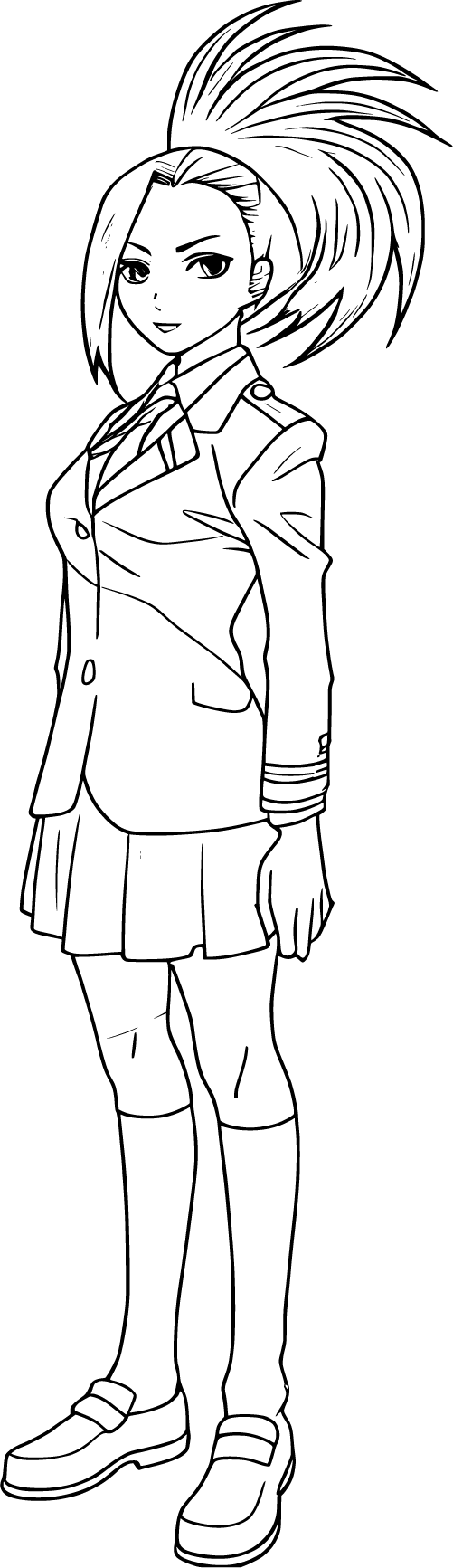 (MHA) - Momo Yaoyorozu Coloring Pages | 100% Free, Printable & Fun