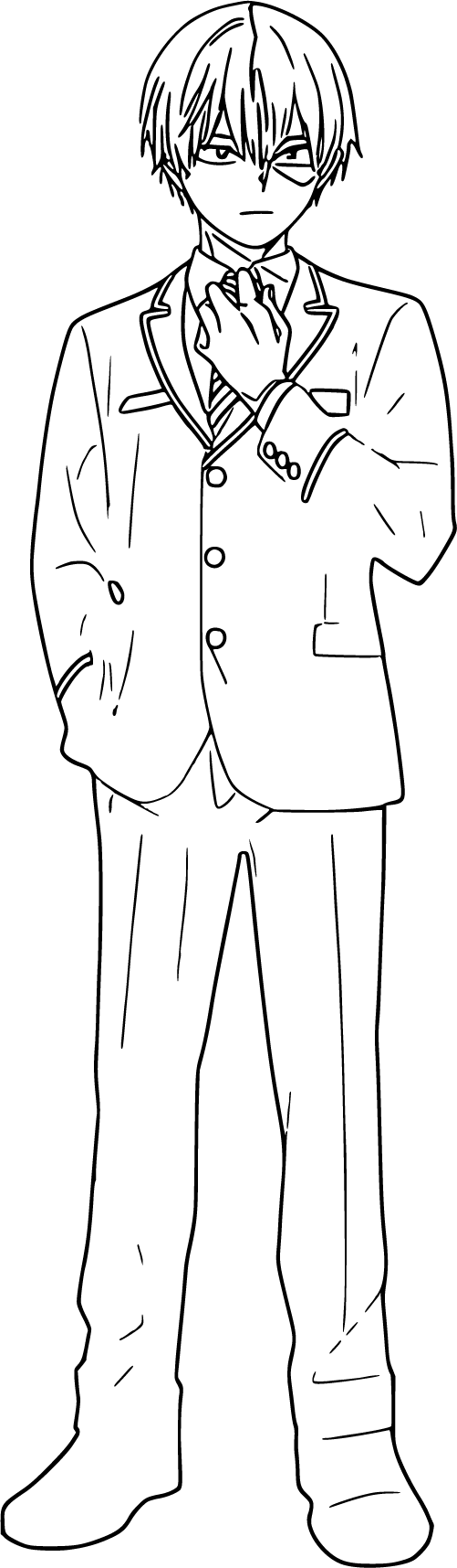 (MHA) - Shoto Todoroki Coloring Pages | 100% Free, Printable & Fun