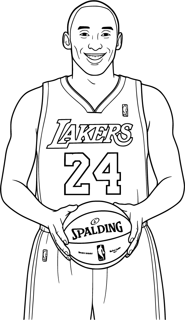 Kobe Bryant Coloring Pages | 100% Free, Printable & Fun