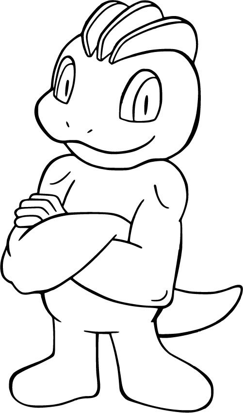 Machop, Machoke & Machamp Coloring Pages | 100% Free, Printable & Fun